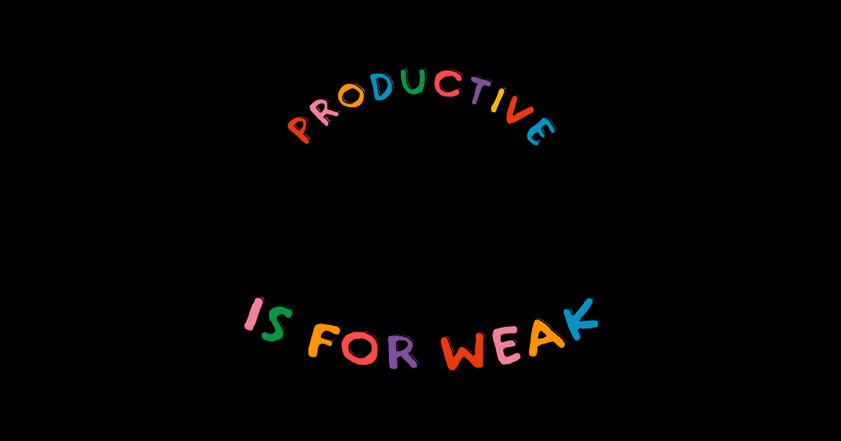 Productive Is For Weak - Cute Lazy Cat - Lazy Cat - Posters and Art ...