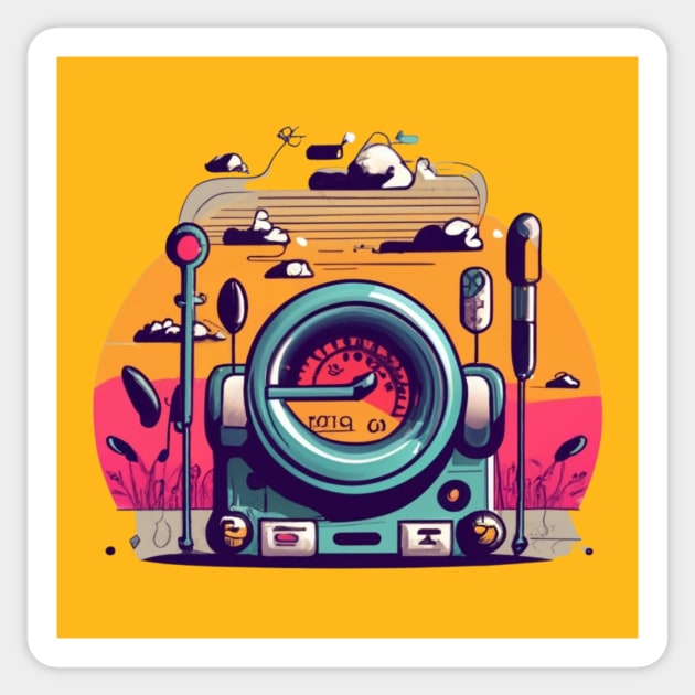 Vu-meter - Vu Meter - Sticker | TeePublic