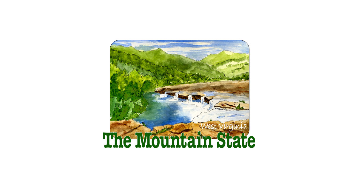 West Virginia, The Mountain State - West Virginia - T-Shirt | TeePublic