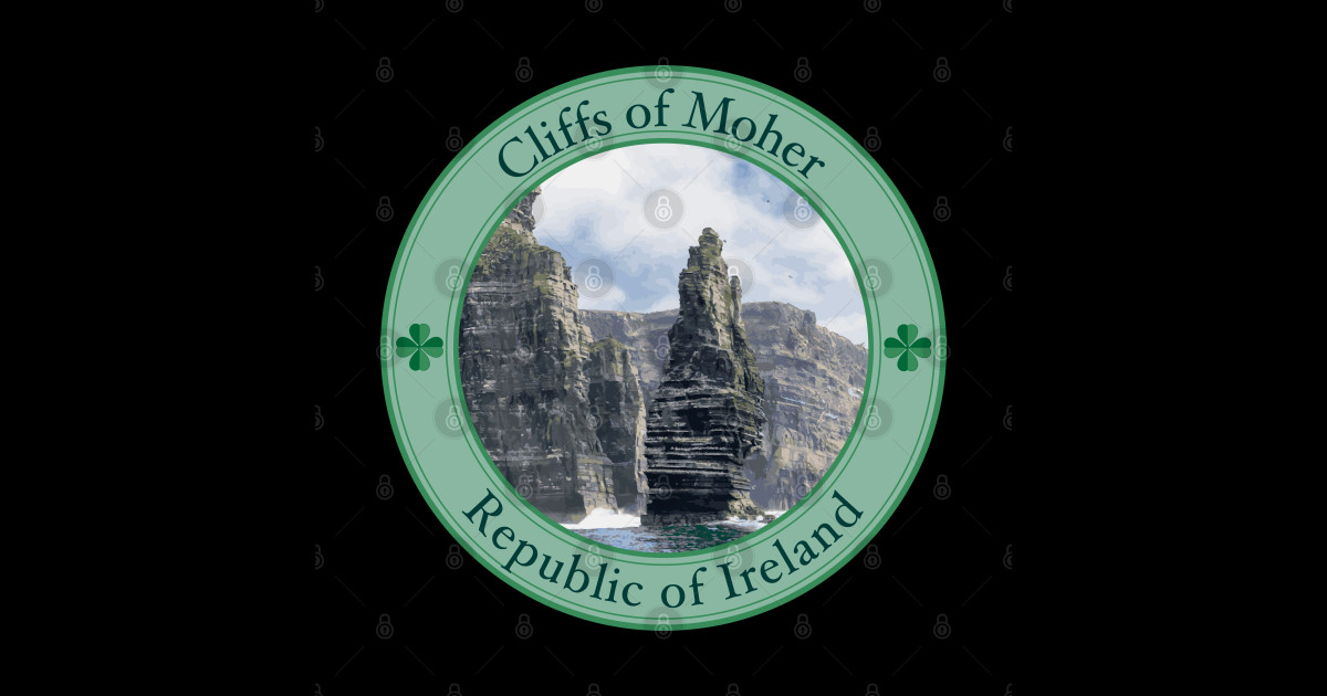 Cliffs of Moher, Ireland - Ireland - Sticker | TeePublic