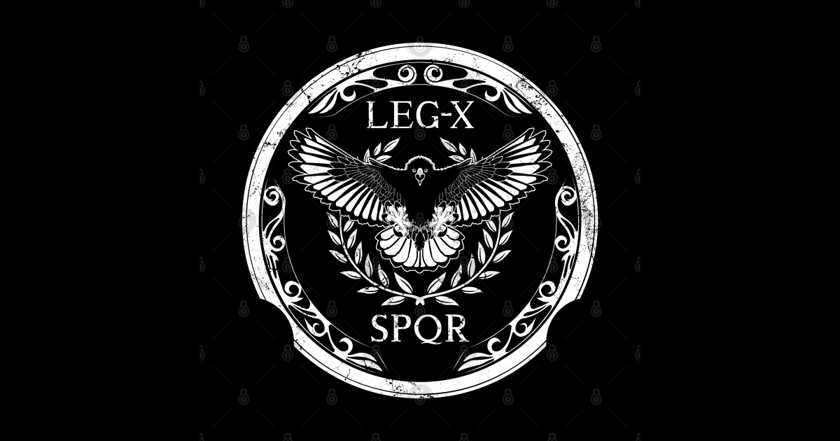 Legio X Equestris Roman Legionary Emblem - Spqr - Sticker | TeePublic