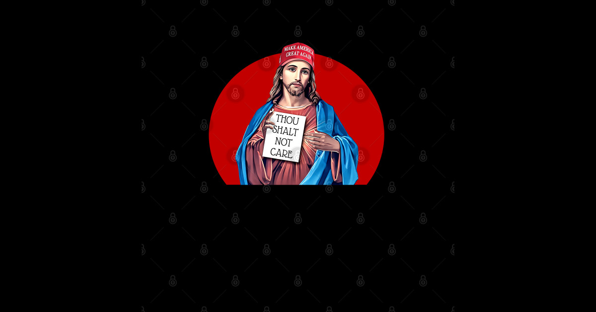 Republican Jesus - Democrat - Sticker | TeePublic
