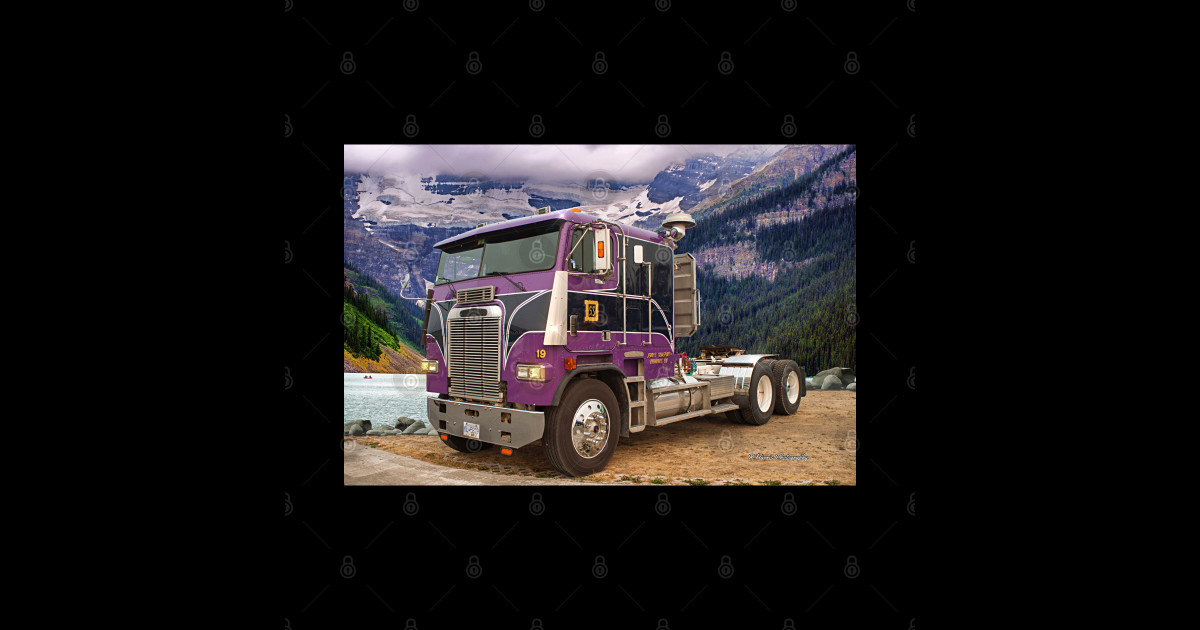 Great Looking Freightliner Cabover - Big Rigs - Sticker | TeePublic