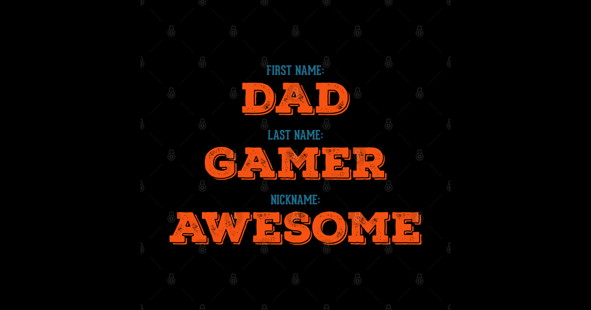 Awesome Gamer DAD - Dad - Sticker | TeePublic