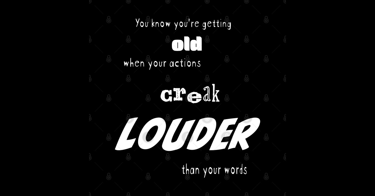 You know you're old when... - Joke About Old Age - Sticker | TeePublic