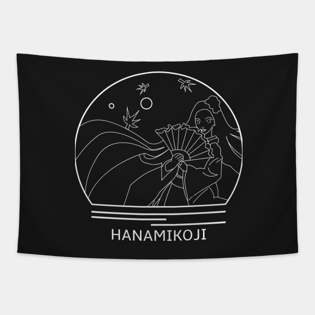 Hanamikoji Minimalist Line Drawing - Board Game Inspired Graphic ...