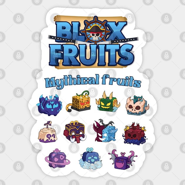 Mythical - Blox Fruits - Mythical Blox Fruits - Sticker | TeePublic