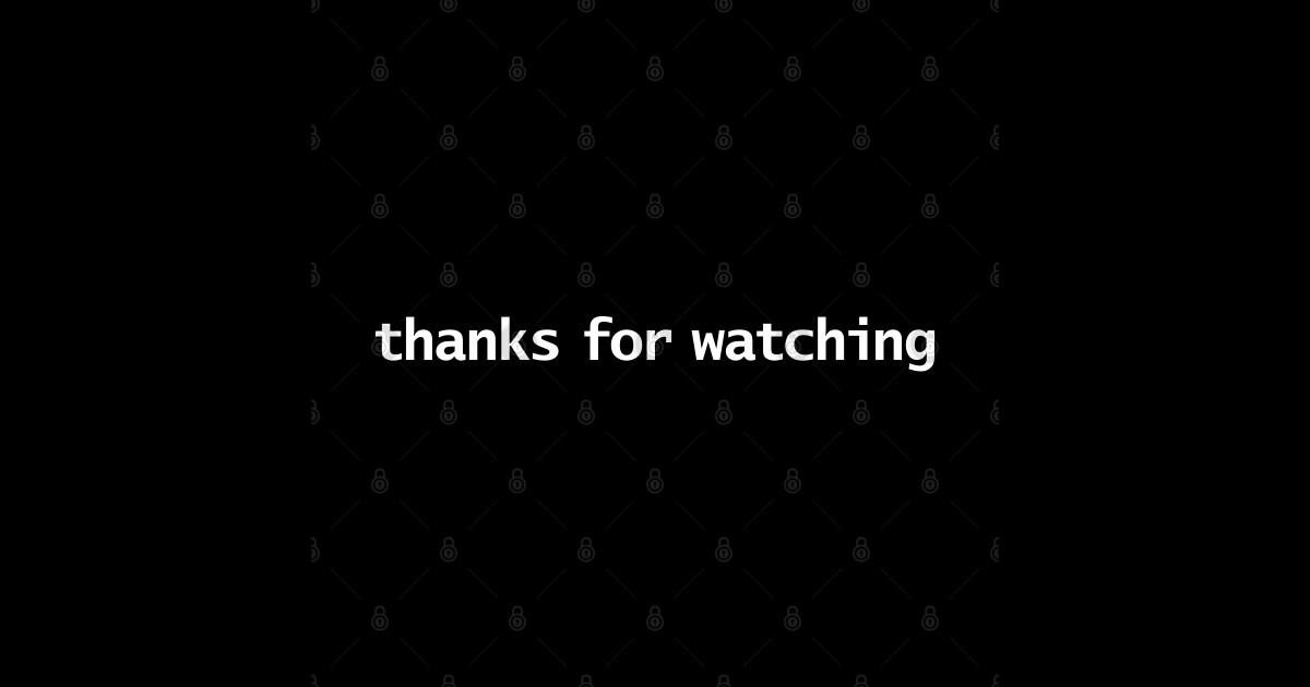 Thanks For Watching - Funny Quotes - Sticker | TeePublic