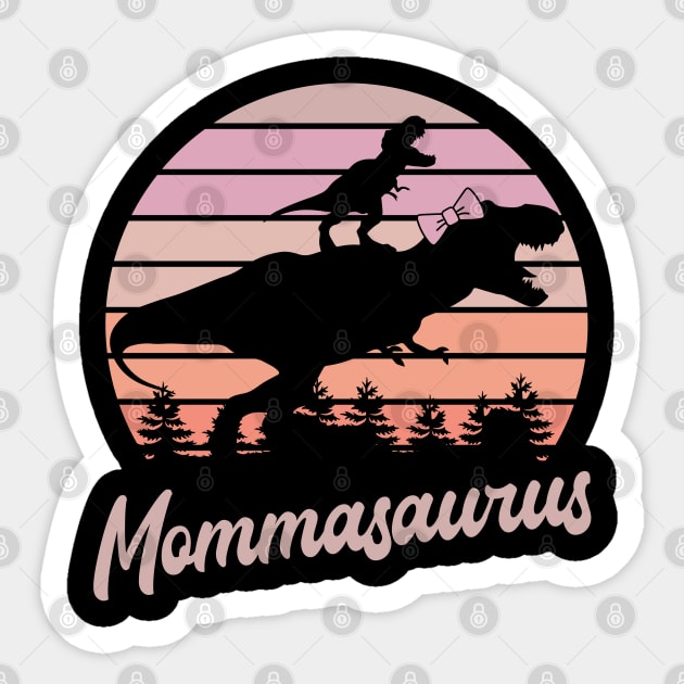 Mommasaurus T-Rex Dinosaur - Momma Saurus - Sticker | TeePublic