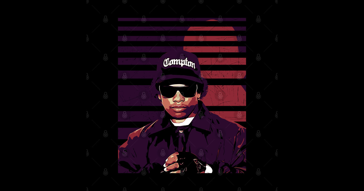 Eazy-E | Rapper vintage style - Eazy E - Sticker | TeePublic