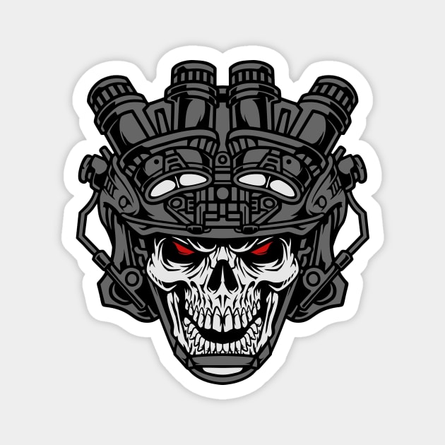 Tactical Skull - Tactical - Magnet | TeePublic