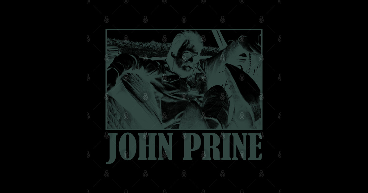 Vintage John Prine Music Setup Official - John Prine - Sticker | TeePublic