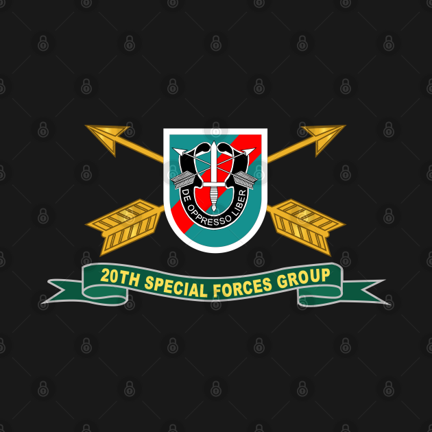 20th Special Forces Group - Flash w Br - Ribbon X 300 - 20th Special ...
