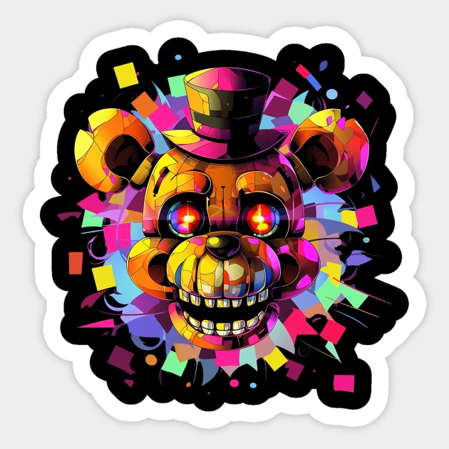 freddy fazbear - Freddy Fazbear - Sticker | TeePublic