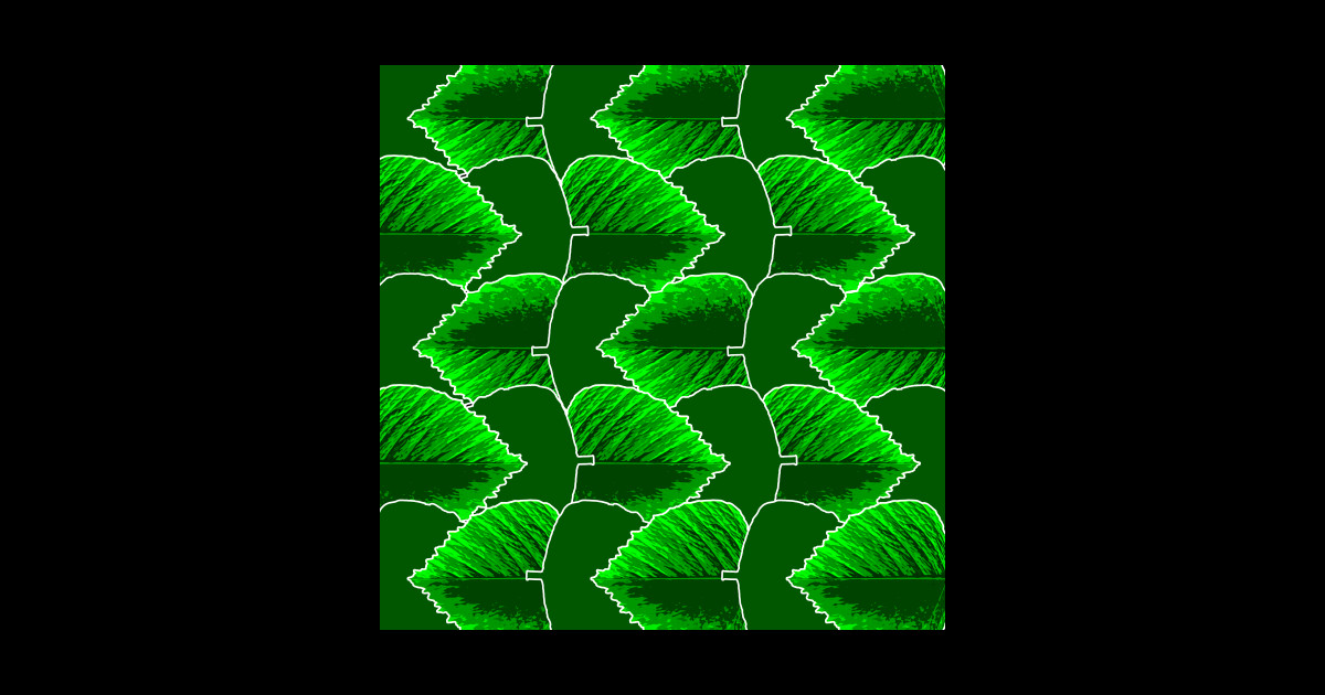 A beautiful and pretty leaf pattern. - Leaf Sticker - Posters and Art ...