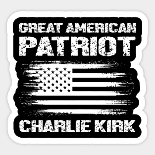 Charlie Kirk Stickers for Sale | TeePublic