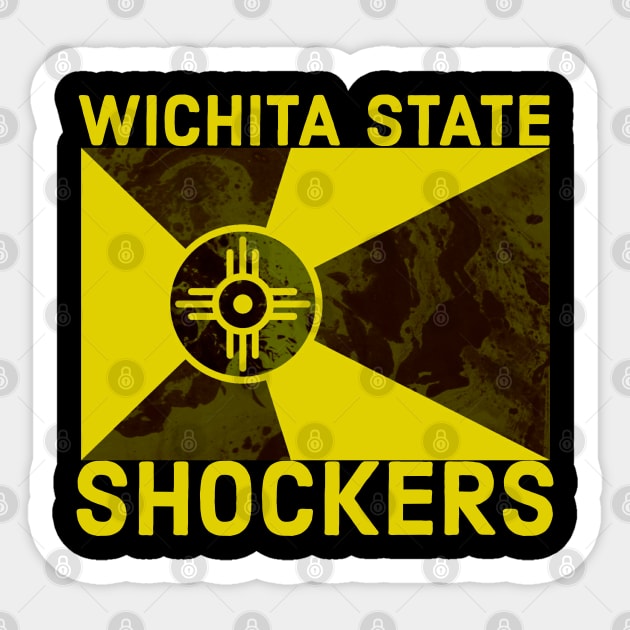 Wichita State Flag - Wichita - Sticker | TeePublic
