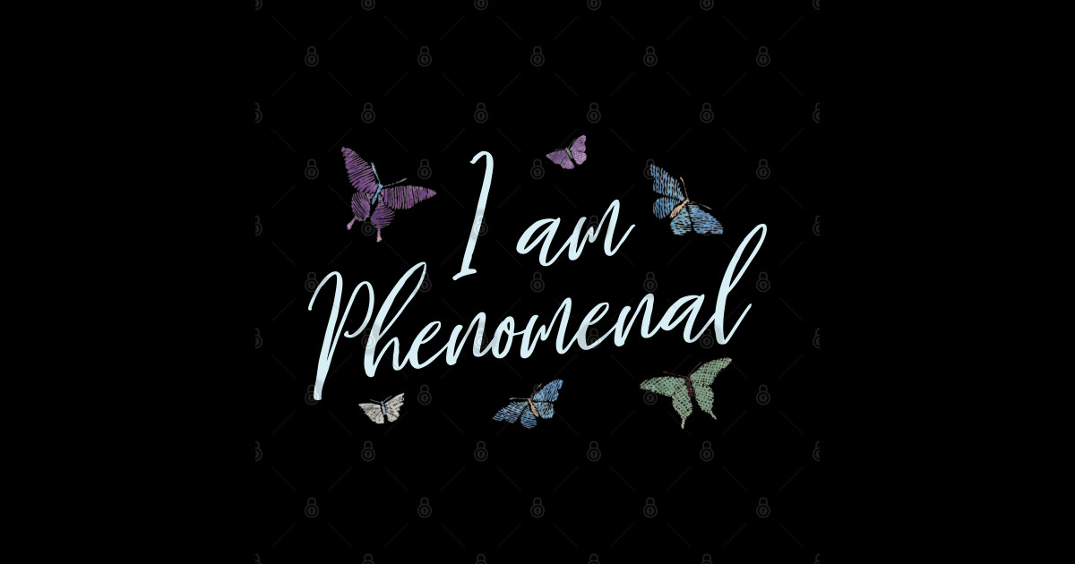 I am Phenomenal | I am affirmations - I Am Affirmations - Sticker ...