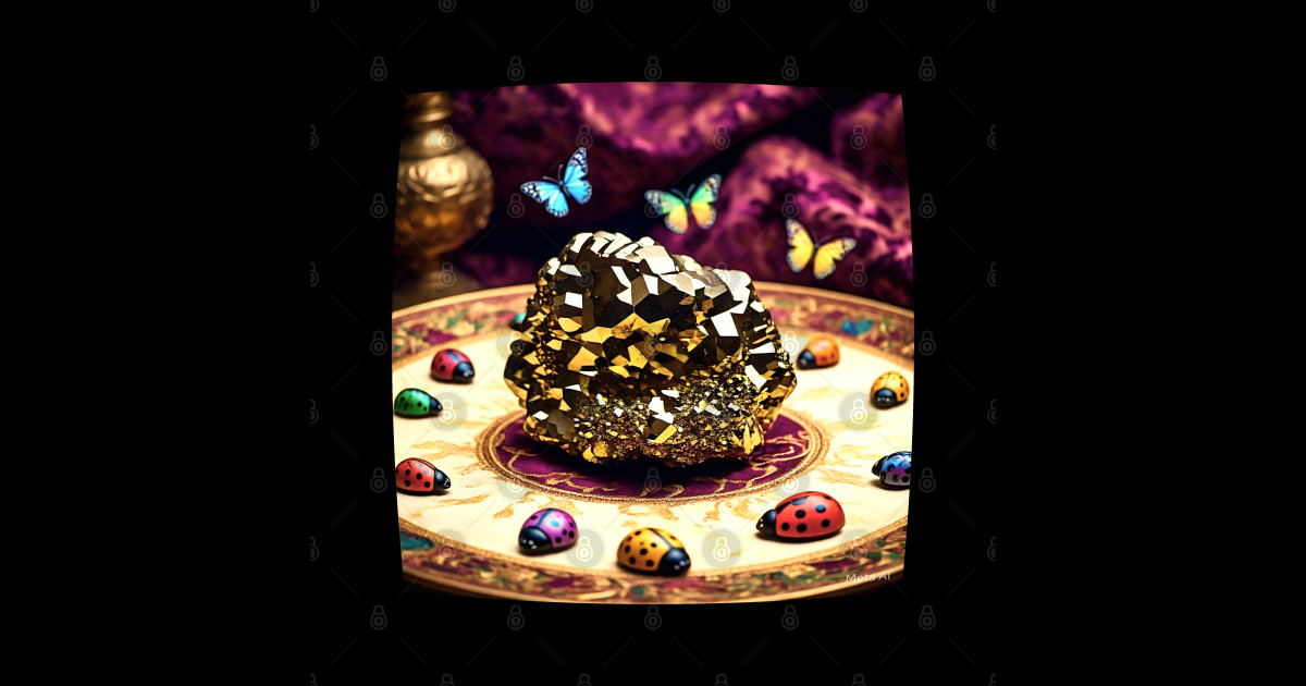 pyrite 2025 tileartwork - Pyrite - Sticker | TeePublic