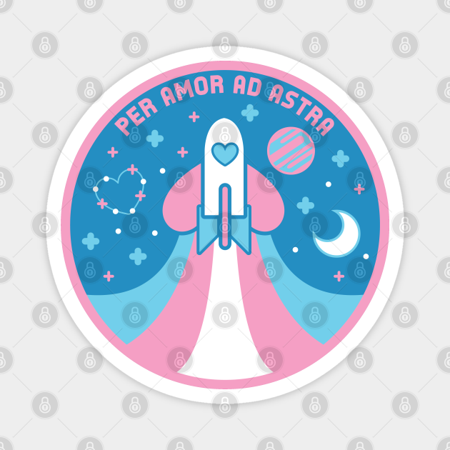 Space Pride - Transgender Flag - Trans - Magnet | TeePublic