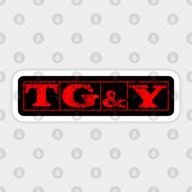 Vintage TG&Y Classic Logo - Vintage - Sticker | TeePublic