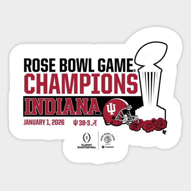 Indiana 2025-26 College Football Playoff Rose Bowl Trophy - Indiana ...