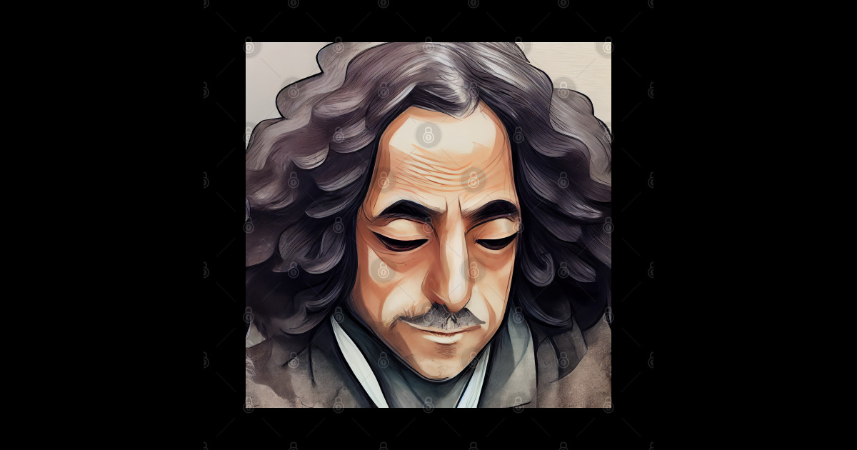 Baruch Spinoza | Anime Style | Portrait - Spinoza - Posters and Art ...