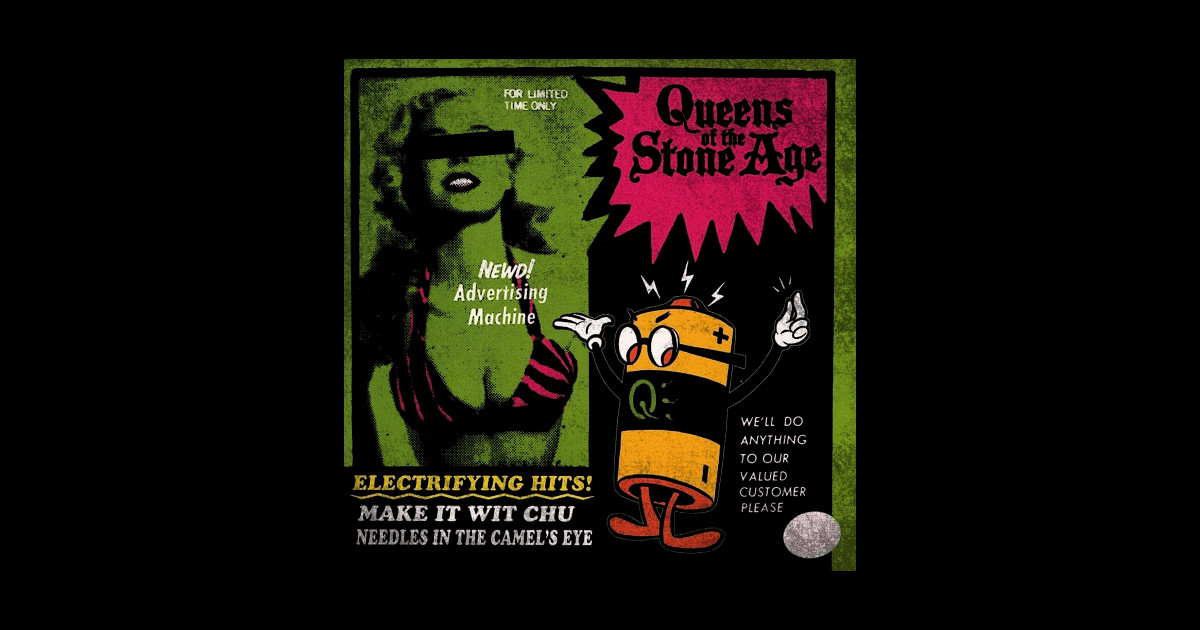 PArt I QOTSA POster - Queens Of The Stone Age - Sticker | TeePublic