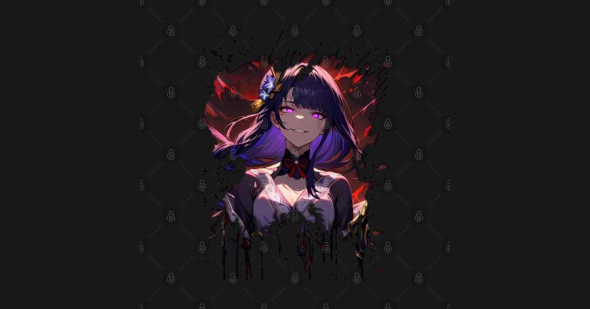 shogun raiden - Shogun Raiden - T-Shirt | TeePublic