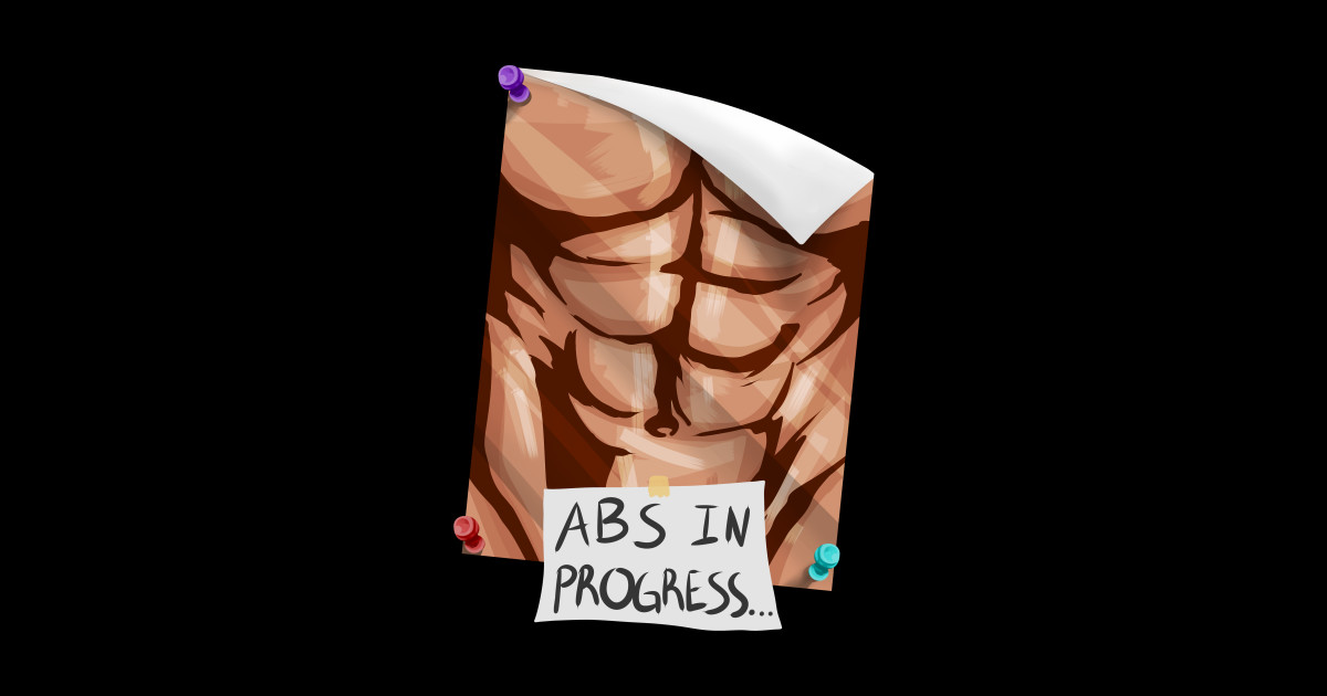 Abdominal Muscles At Work - Hobby - Sticker | TeePublic