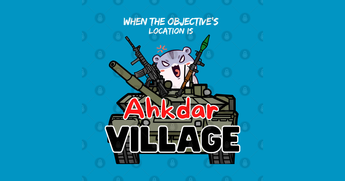 when the objective's location is Ahkdar Village - Warzone - T-Shirt ...
