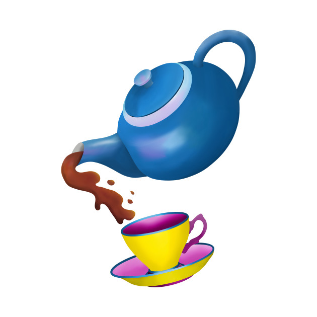 Teapot Tip Me Up An Pour Me Out - Teacup - T-Shirt | TeePublic
