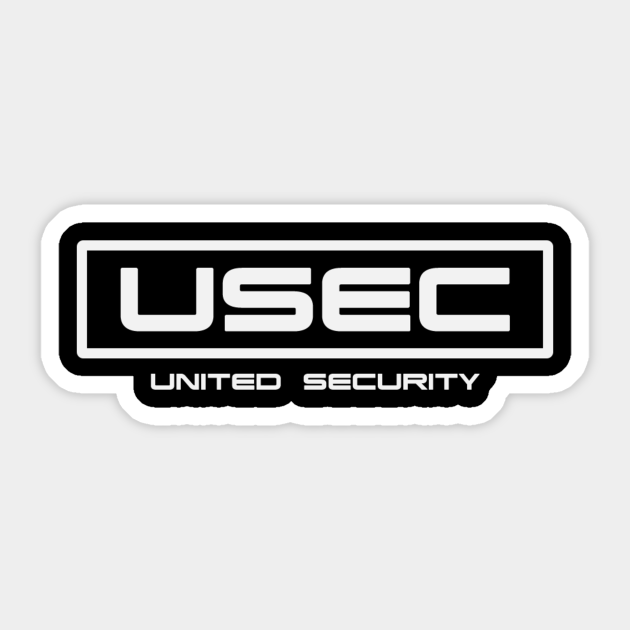 Escape From Tarkov USEC white llogo 1 - Tarkov - Sticker | TeePublic
