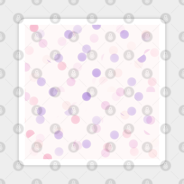 Pastel Color Dots - Pastel Color Dots - Magnet | TeePublic