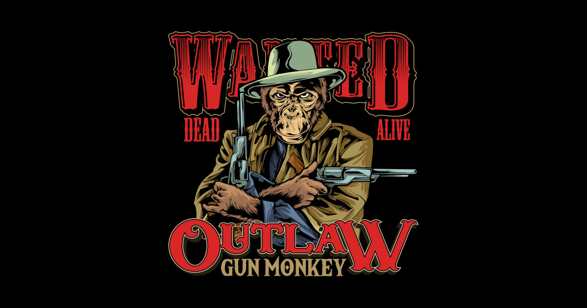 Outlaw Monkey Wales - Outlaw Josey Wales - Sticker | TeePublic