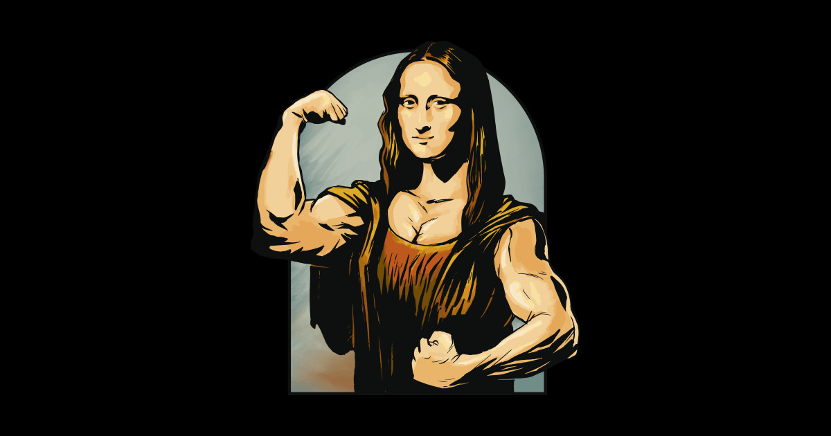 La Jacked-onde // Buff Mona Lisa // Funny Classic Art - Mona Lisa ...