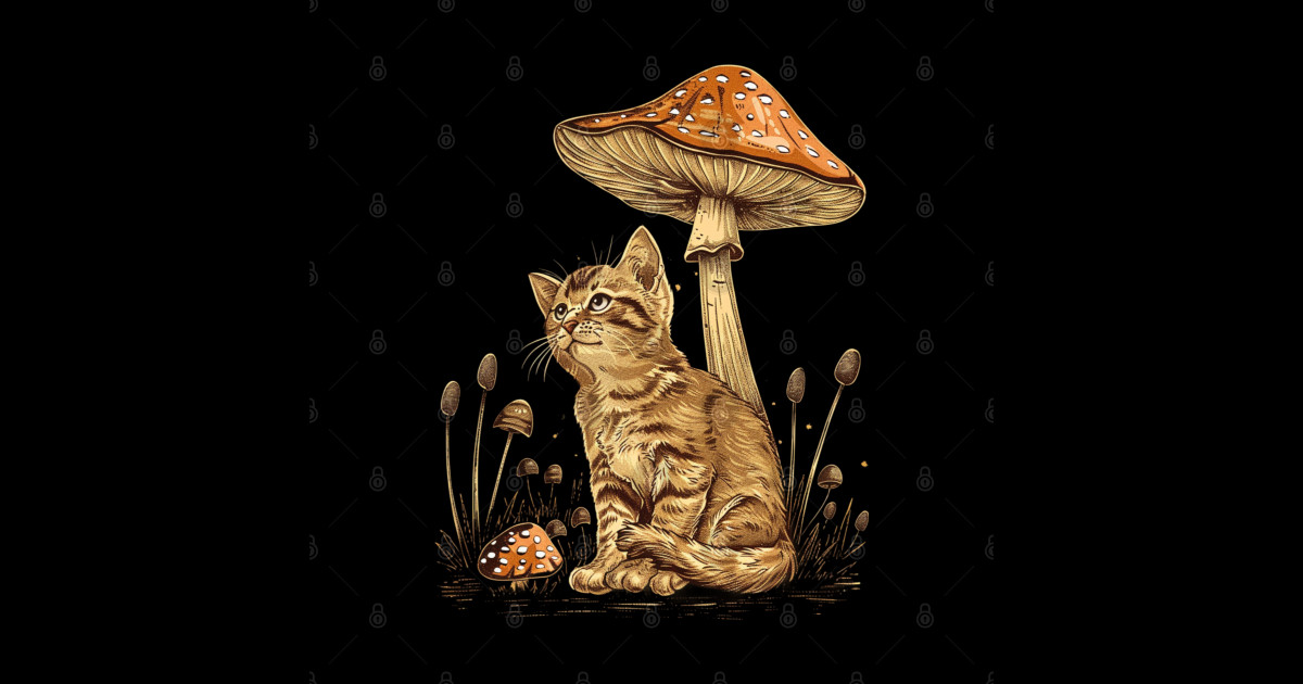 Cottagecore Cats Comfort - Cottagecore Aesthetic Cat - Posters and Art ...