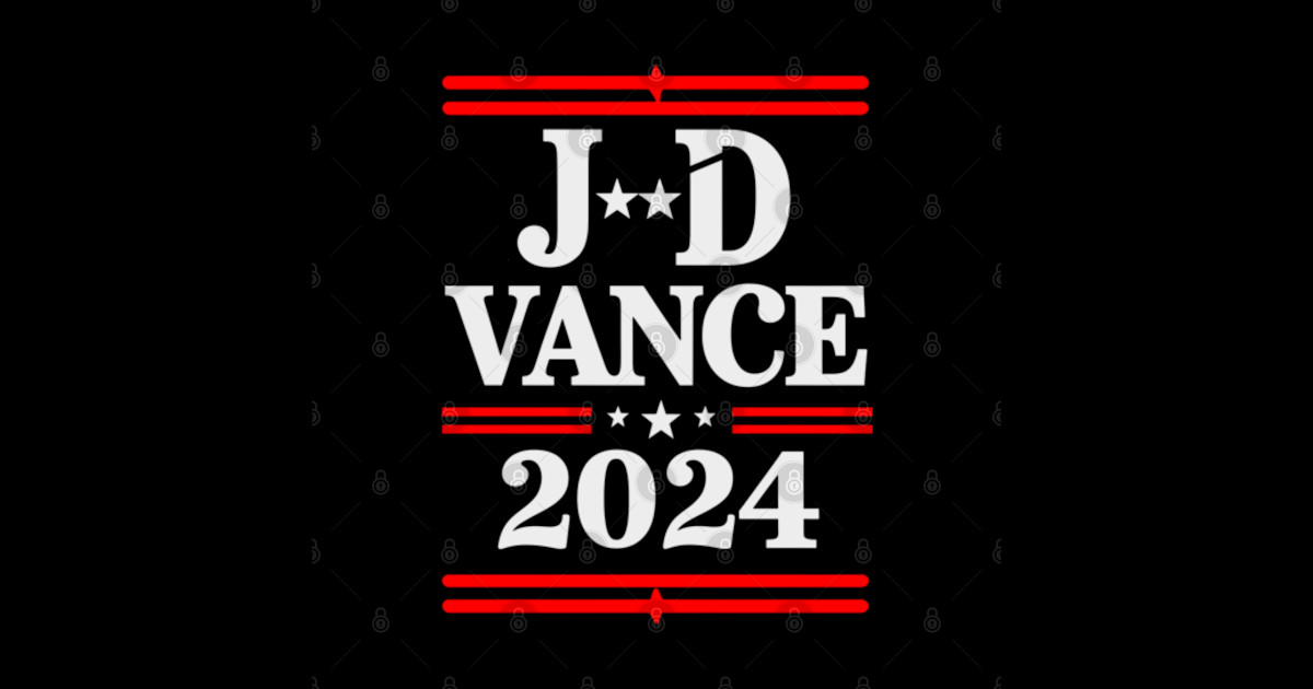 J D Vance 2024 - J D Vance 2024 - Sticker | TeePublic