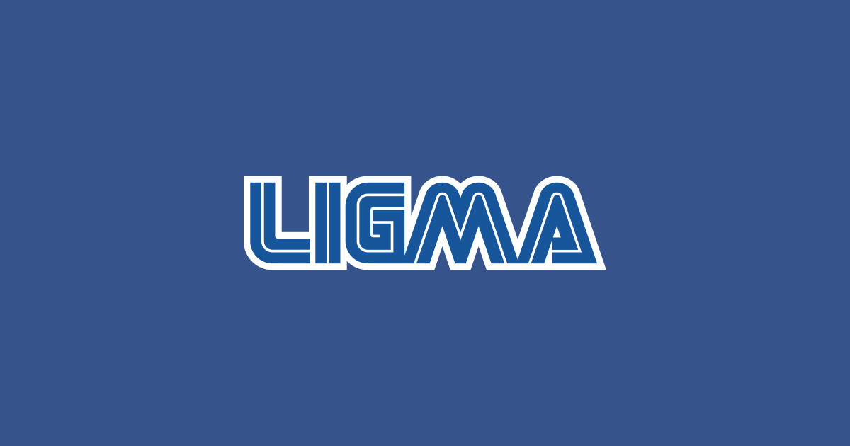 SEGA Genesis Ligma Logo Parody Bofa Sonic - Ligma - T-Shirt | TeePublic