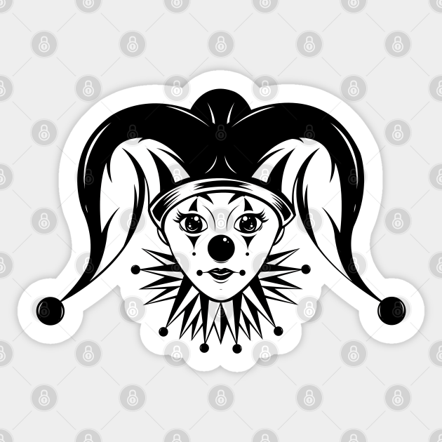 Jokes on You - Jester - Sticker | TeePublic