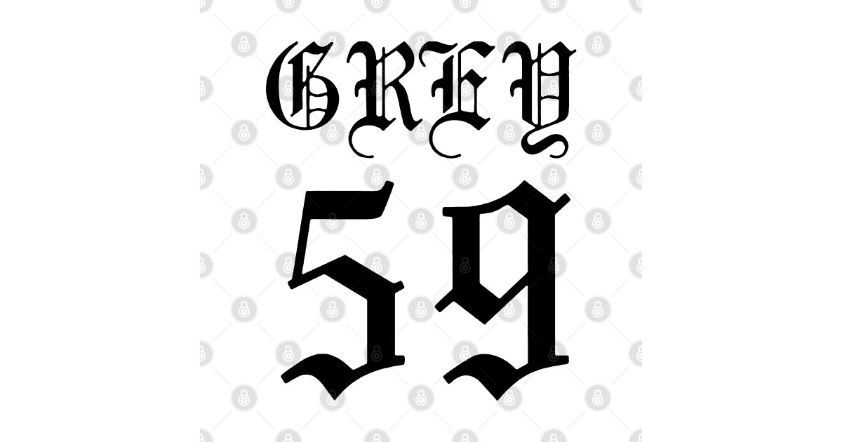 Grey 59 - G59 - Sticker | TeePublic