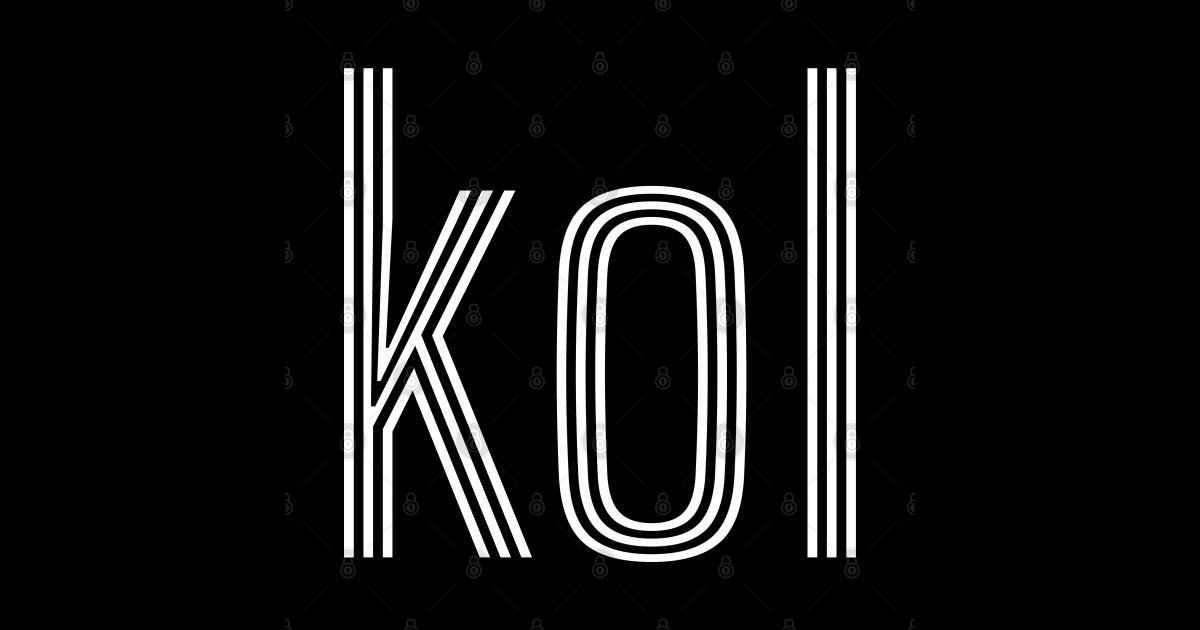 Kol Stripes - Kol - Sticker | TeePublic