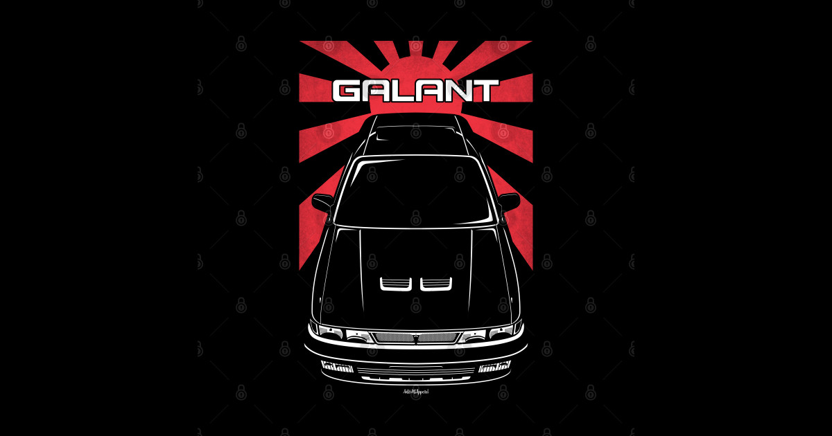 Galant VR-4 6th gen 1988-1992 - Mitsubishi Galant - Sticker | TeePublic
