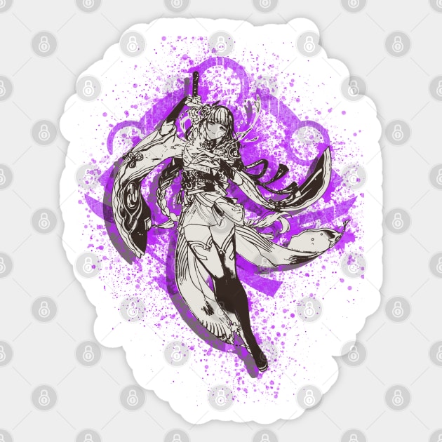 Genshin Impact Raiden Shogun v2 - Genshin Impact - Sticker | TeePublic