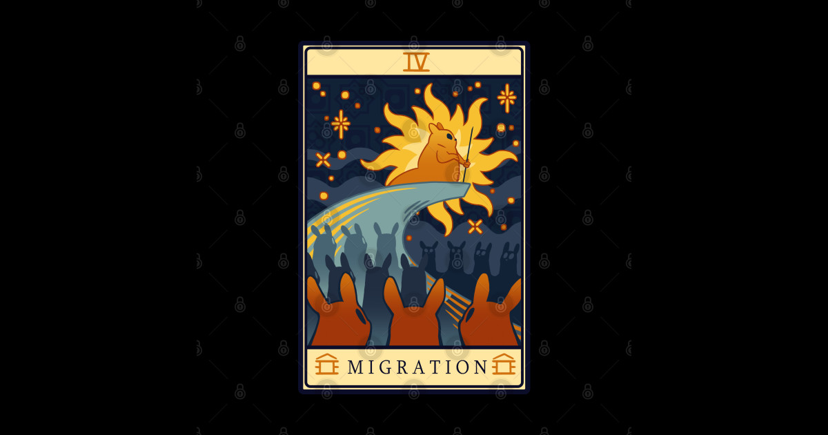 Migration Tarot - Rain World - Rain World - Sticker | TeePublic