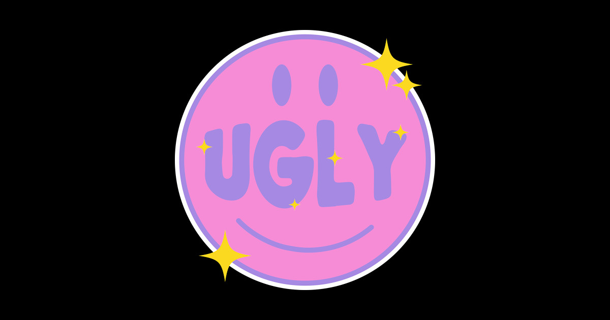 Seventies Inspired Ugly Star Stamp design - Ugly - Sticker | TeePublic