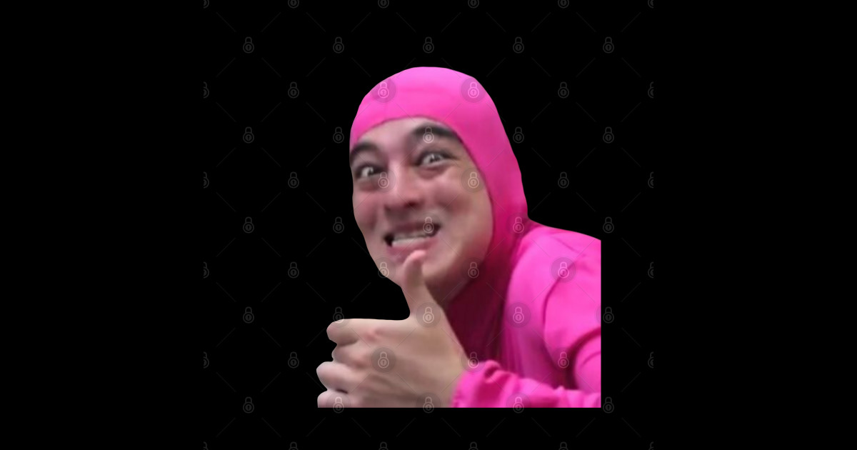 Pink Guy Pink Guy Sticker Teepublic