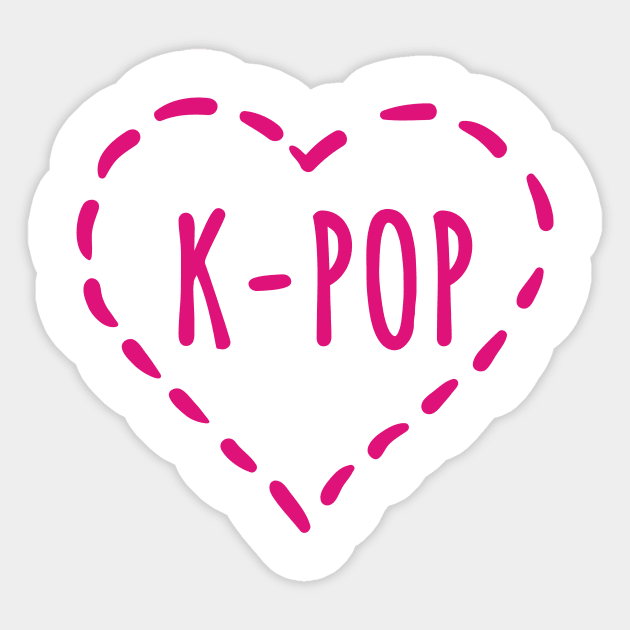 K-POP - K Pop - Sticker | TeePublic