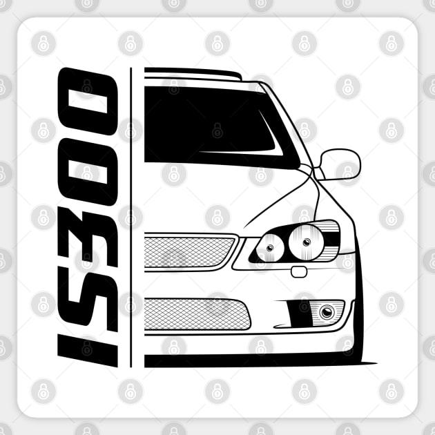 IS300 JDM Front - Is300 - Sticker | TeePublic