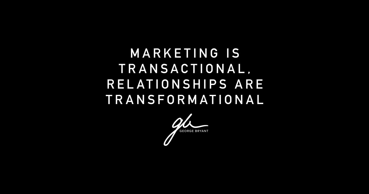 Transactional vs Transformational - Marketing - Sticker | TeePublic